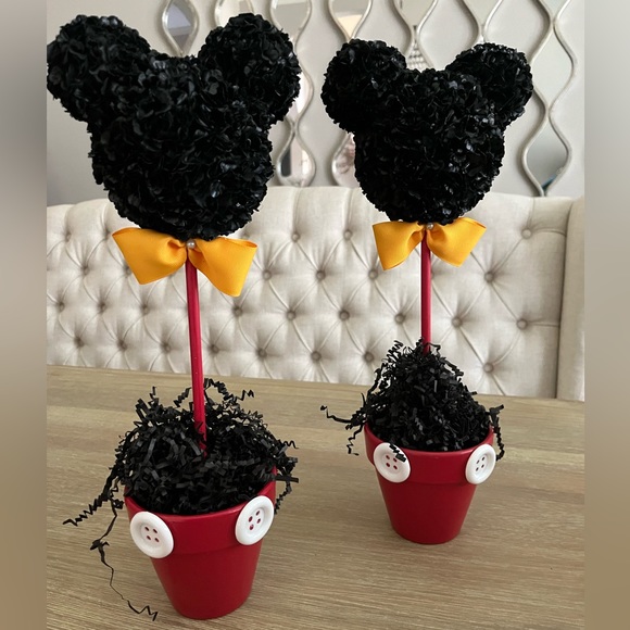 Party Supplies | 2 Mickey Mouse Table Centerpieces Party Signs And ...